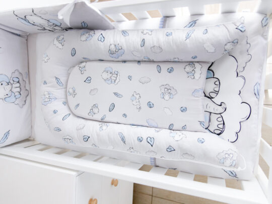 Bedtime Ellies In Blue Baby Nest - Dream Furniture | Delivery