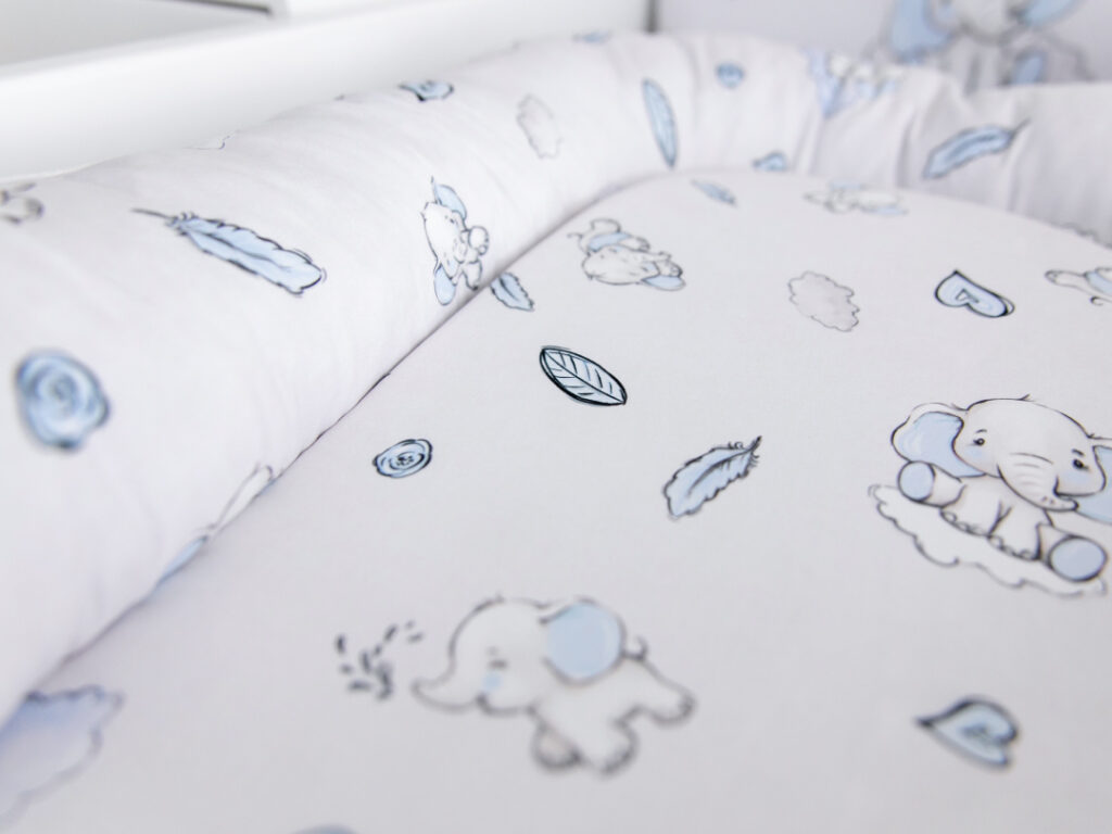 Bedtime Ellies In Blue Baby Nest - Dream Furniture | Delivery