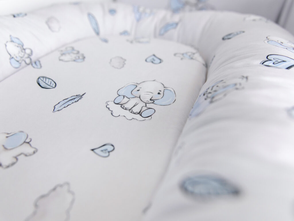 Bedtime Ellies In Blue Baby Nest - Dream Furniture | Delivery