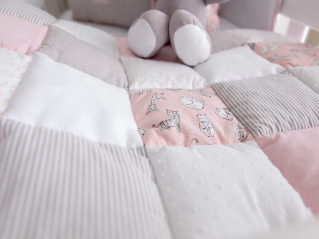 Designer Blush Safari & Stone Quilt - Dream Furniture | Delivery
